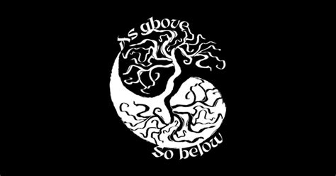 As Above So Below Tree Of Life As Above So Below Magnet TeePublic