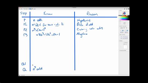 Direct Proofs Of Conditional Statements Using Know Show Tables Part 1 Screencast 122 Youtube