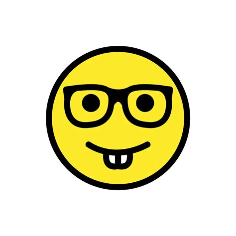 Nerd Emoji Png Images Free Download Pngfre
