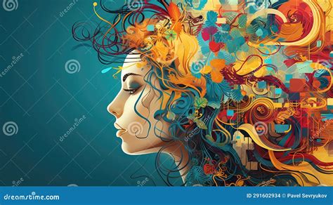 Digital Brain Abstract Human Stock Illustration Illustration Of Future Learning