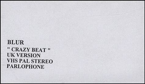Blur Crazy Beat Uk Promo Video —