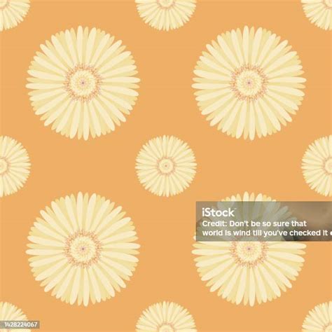 노란색 카모마일 데이지 꽃 그림 이음새가 없는 무늬 패션 의류 섬유 인쇄 벽지 및 종이 포장을 위한 노란색 배경에 식물 그리기 디자인 0명에 대한 스톡 벡터 아트 및 기타