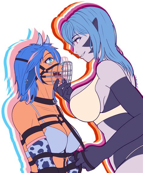 Rule 34 2girls Absurd Res Aurora Qballin27 Blue Eyes Blue Hair Blue