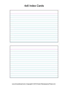 8 Best Images Of 4X6 Index Card Printable Template 4X6 Index Card Template 4X6 Blank Index