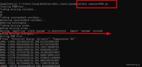 Openmm 分子动力学模拟包安装；分子动力学md与自由能fep简单使用案例openmm 自由能计算loongxl的博客 Csdn博客