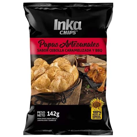 Papas Fritas Inka Chips Caramel And Bbq Bolsa 135g Social Drinks