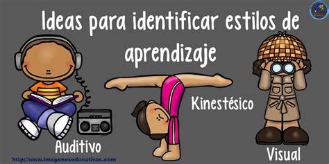 Estilos De Aprendizaje 3 Fichas Para Identificarlos Imagenes