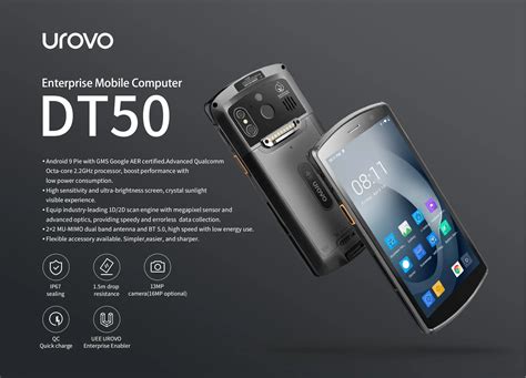 Urovo Dt50 Handheld Pdas Android 9 11 Rugged Pda Data Collection Terminal 2d Barcode Scanner Dhl