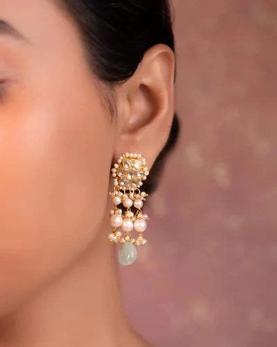22k Gold Hallmark With Real Diamond Polki Tops At Best Price In Jaipur
