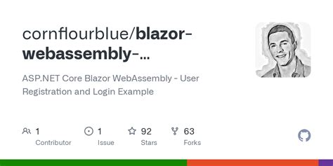 Github Cornflourblueblazor Webassembly Registration Login Example Aspnet Core Blazor