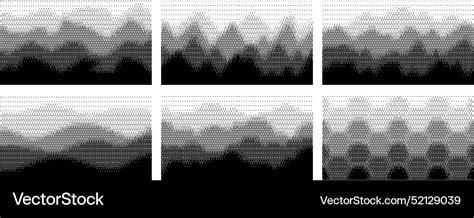 Abstract Bitmap Dithering Layered Backgrounds Vector Image