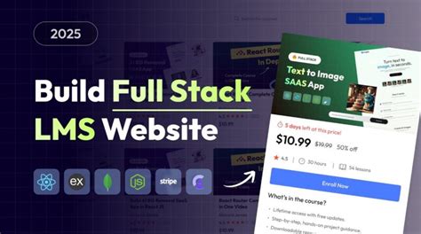 Build Full Stack Lms Website Using Mern Stack Create Full Stack React Js Project 2025