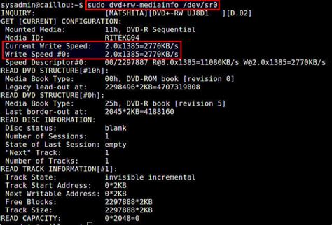 Linux有问必答：如何使用linux命令行检测dvd刻录机的名字和读写速度 Linuxstory