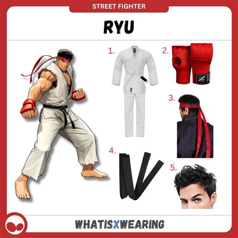 How To Dress Like Ryu From Street Fighter