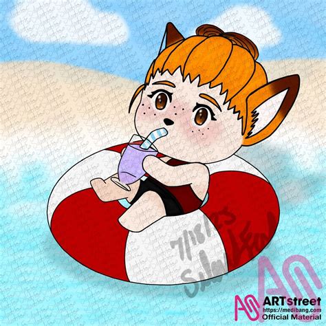 Medibang Template Artist Silentfox 插图 Art Street
