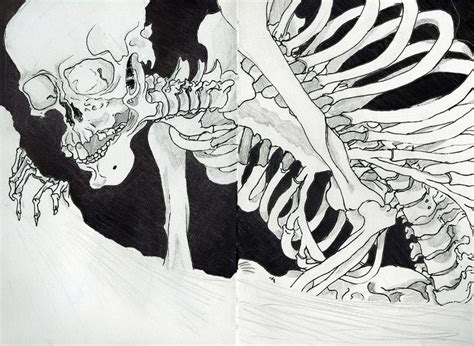 Gashadokuro Hungry Skeleton By Zerostas On Deviantart Japan Tattoo Design Japanese Tattoo