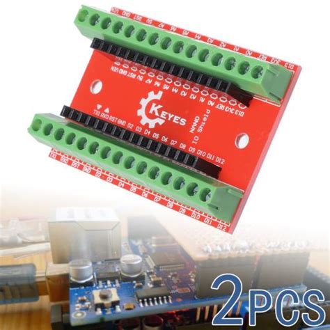2pcs Bornier De Ladaptateur Pour Arduino Nano V30 Avr Atmega328p Au