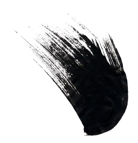 毛笔字汉字笔画墨点 14