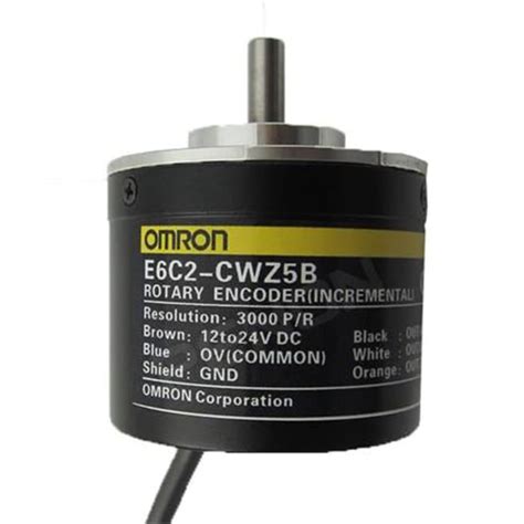E6C2 CWZ1X 2000P R 2M Omron Encoder incremental Omron 2000 impulsos rev 6000rpm máx salida