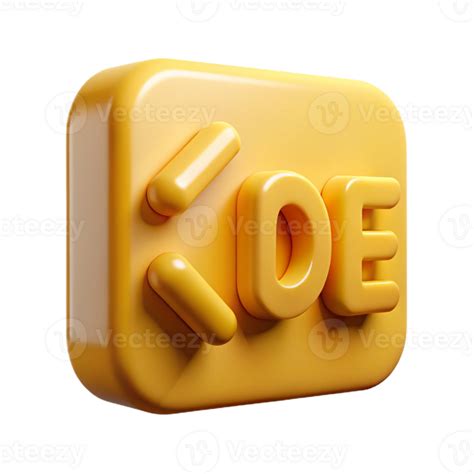 Vibrant Sought After Minimal Geometric Code In Yellow Scalable Single Weight Stroke With