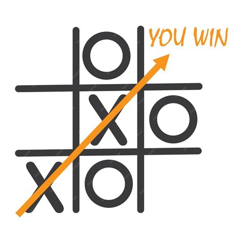 Premium Vector Tic Tac Toe Game Vector Illustration Icon Template Design