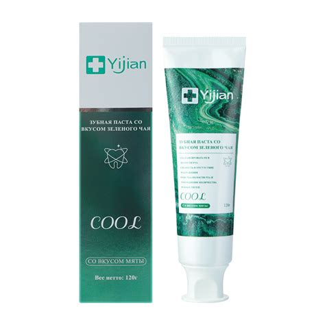 Yijian ногоон цайны ханд гаатай шүдний оо 120г