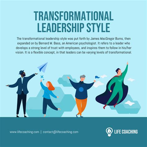 Transformational Leadership Style Example Venngage