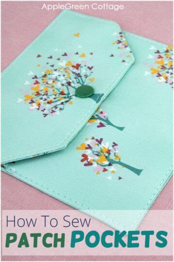 How To Sew Patch Pockets Beautiful And Easy AppleGreen Cottage