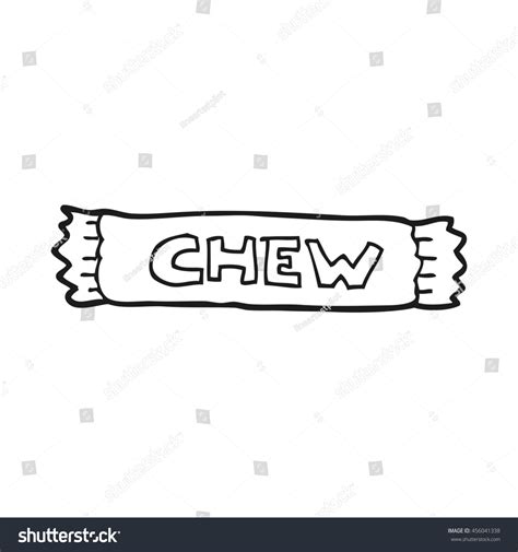 Freehand Drawn Black White Cartoon Chew Stock Illustration Shutterstock