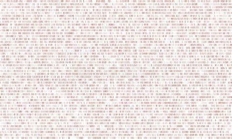 Binary Code Red Background With Two Binary Digits 0 And 1 On A White Background Algorithm