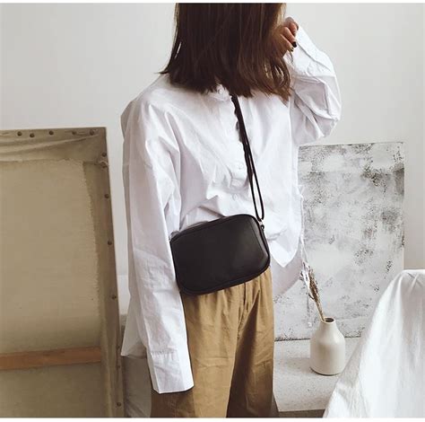 베이지하루 카메라 사각형 가방 숄더백 메신저 가방 백 작은 미니 핸드백 크로스백 유행하는 미니백 20대 30대 40대