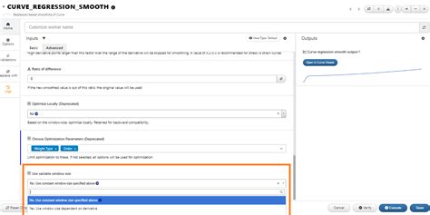 curve regression smooth — d3view workflows documentation documentation
