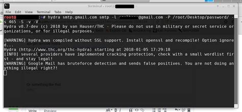segment fault in hydra 8 6 · issue 247 · vanhauser thc thc hydra · github