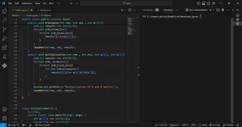 Chamanthula Shiva Kumar On Linkedin Javaprogramming Matrixoperations