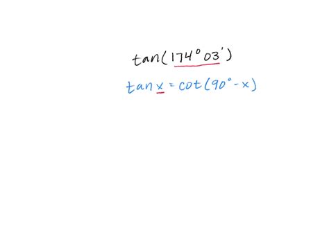 solved cofunctions express as a function of the complementary angle