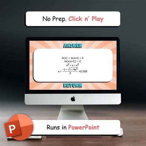 Exponential And Logarithmic Equations Trashketball Math Game No Prep