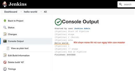 Jenkins Lesson 1 Hello World Pipeline Script And Agent Nimtechnology
