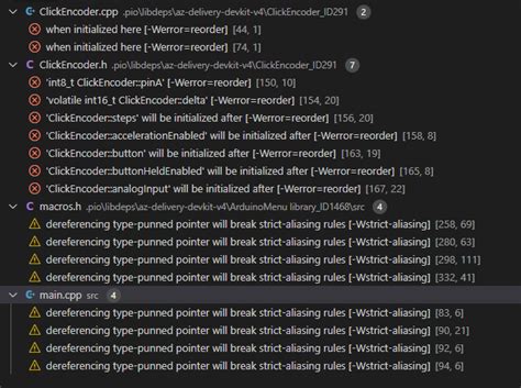 Issue With ESP32 Clickencodertft Ino Issue 280 Neu Rah ArduinoMenu
