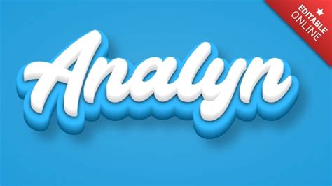 Analyn Text Style Effects Generator Analyn Text Style Effects Generator