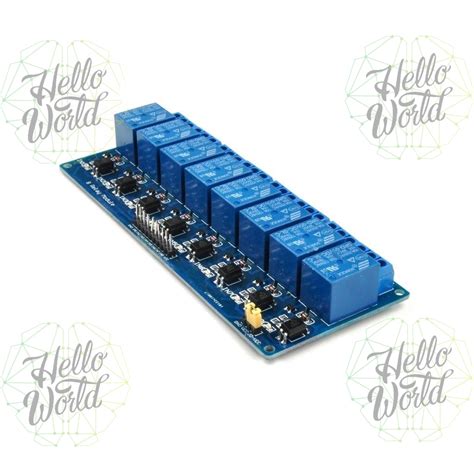 Módulo de relevador canales Hello World Electronics