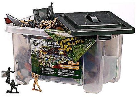 True Heroes Ultimate Military Playset 100 Piece Set With Storage