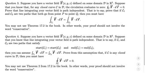 Solved Question 3 Suppose You Have A Vector Field F X Y Chegg Com