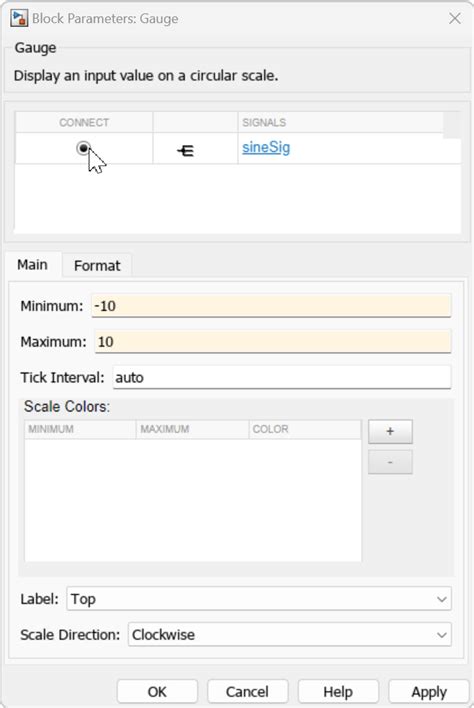 Connect Dashboard Blocks To Simulink Model