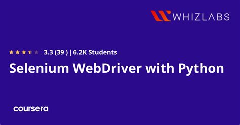 Selenium Webdriver With Python Coursera