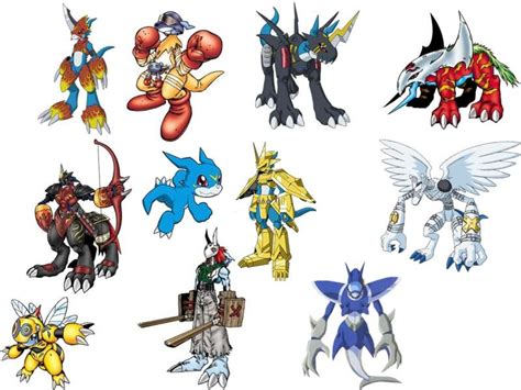 Digimon Veemon Digivolutions