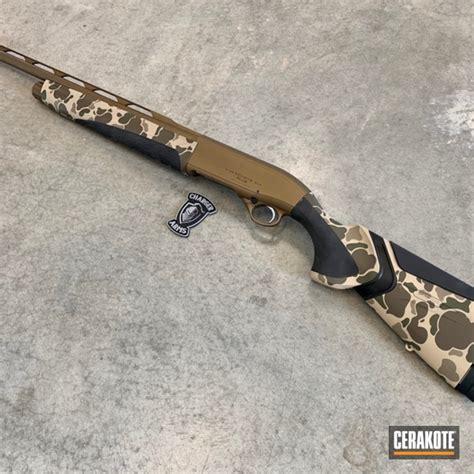 Beretta Duck Hunting Shotgun With A Old School Cerakote Camo Finish By Web User Cerakote