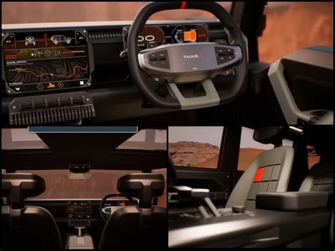 Mahindra Thar E Interior Explained Images Video