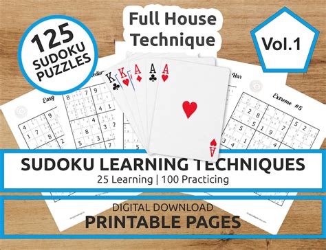 Sudoku Solving Techniques Learning And Practicing Sudoku Full House