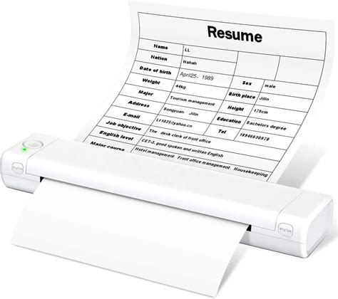 phomemo m08f a4 portable thermal printer wireless wifi a4 thermal absorbent paper support a4