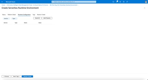 快速入門：使用 Informatica Intelligent Data Management Cloud 建立進階無伺服器部署